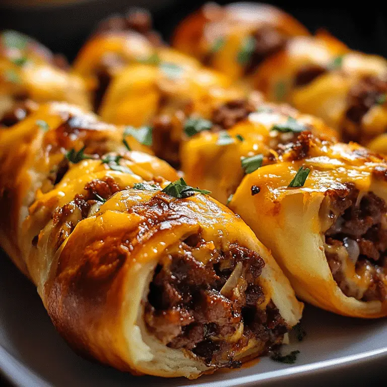 Cheesy Beefy Rolls-Up - Succulent Recipes