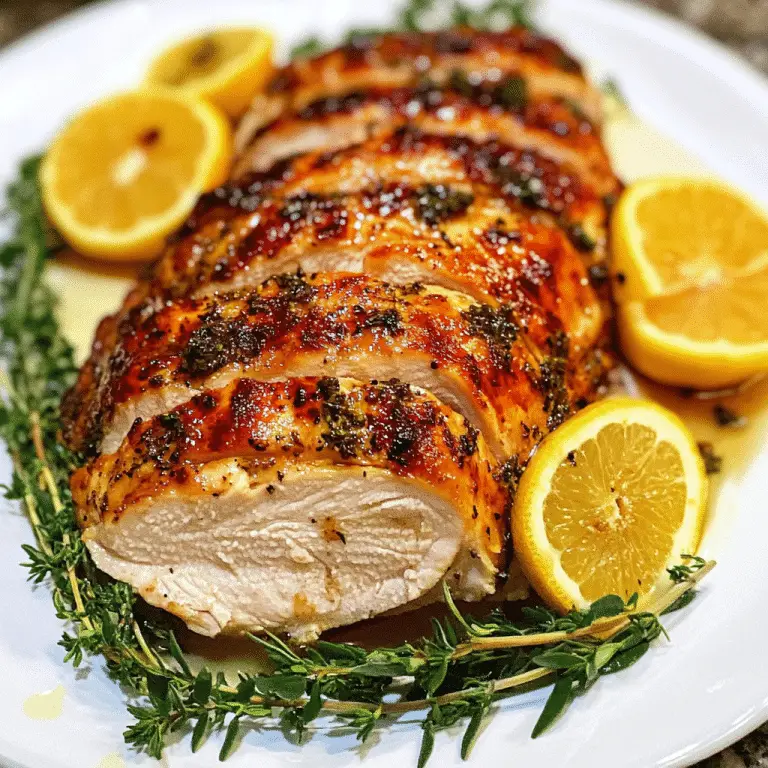 Citrus Herb Turkey Breast - Succulent Recipes
