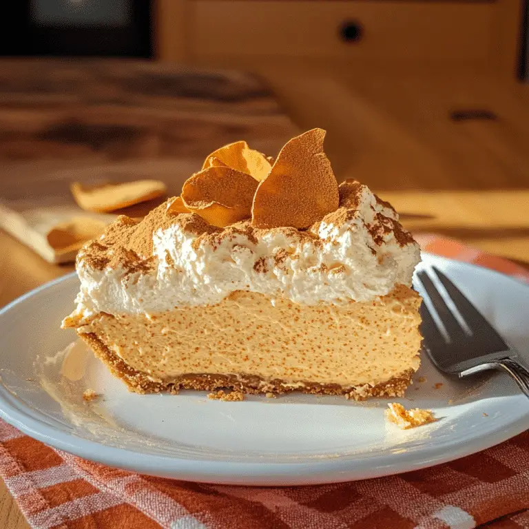 Pumpkin Fluff Pie - Succulent Recipes
