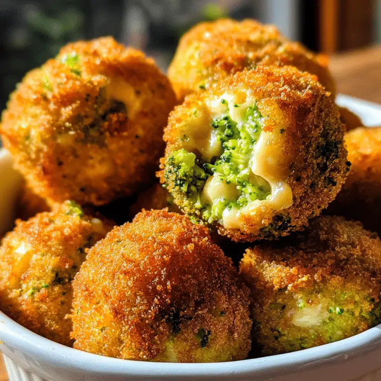 Broccoli Cheese Balls - Succulent Recipes