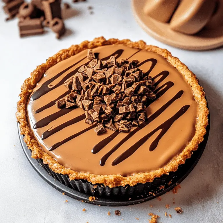 Chocolate Biscoff Tart - Succulent Recipes