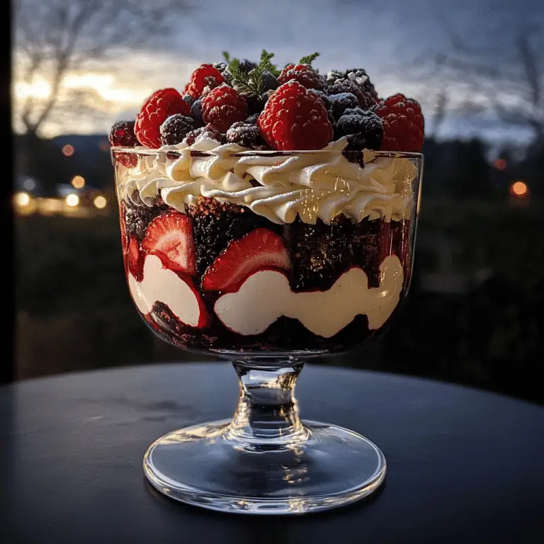 Mixed Berry Christmas Trifle - Succulent Recipes