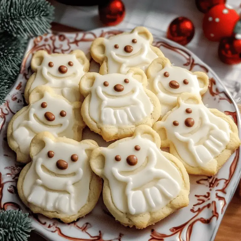 Polar Bear Cookies - Succulent Recipes