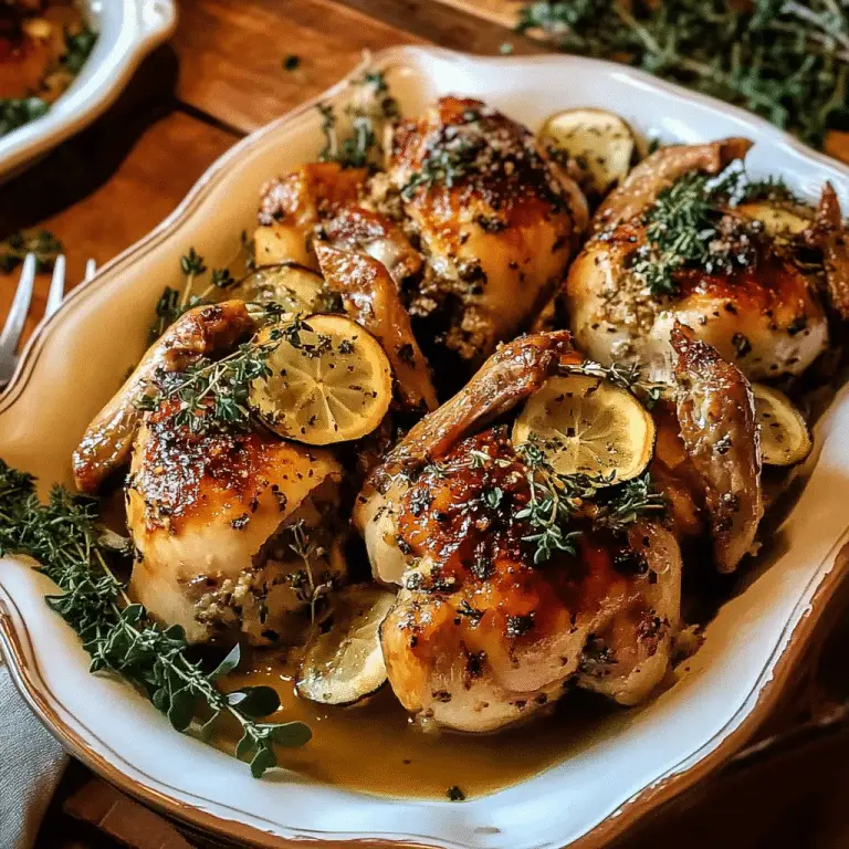 Stuffed Cornish Game Hens - Succulent Recipes