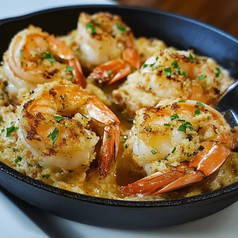 Baked Jumbo Stuffed Shrimp Recipe with Crabmeat - Succulent Recipes