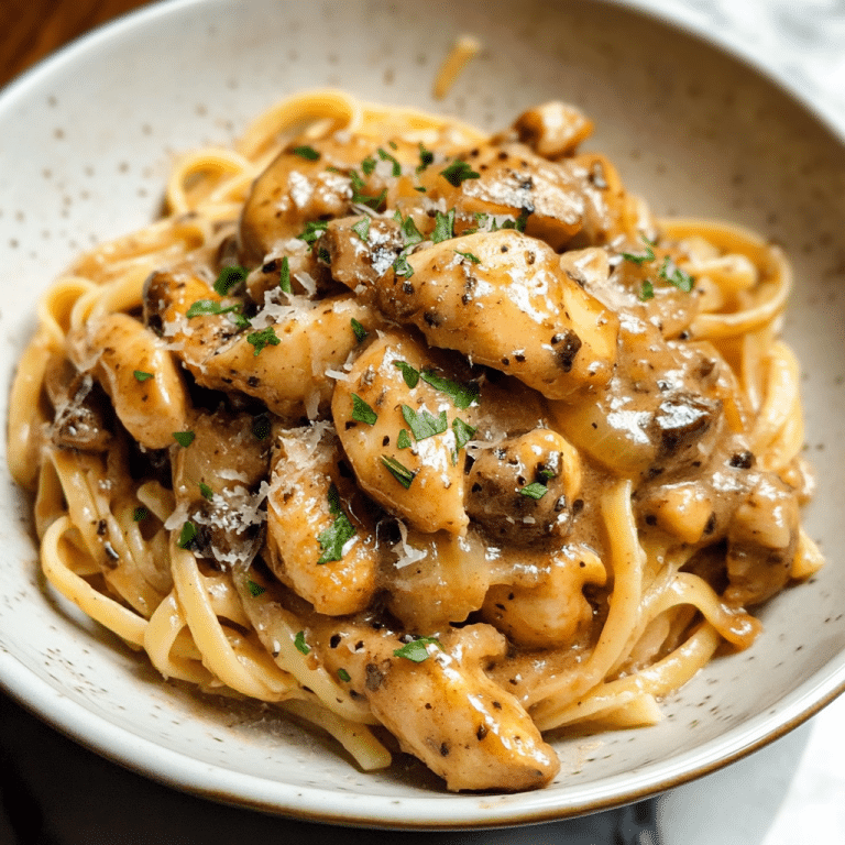 Chicken Marsala Pasta - Succulent Recipes