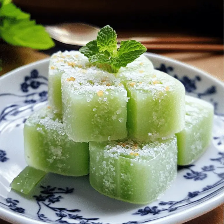 Chinese Cucumber Cold Cakes - Succulent Recipes