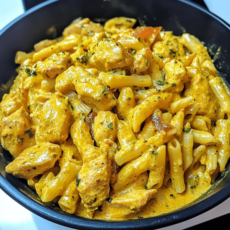 Creamy Curry Chicken Pasta - Succulent Recipes