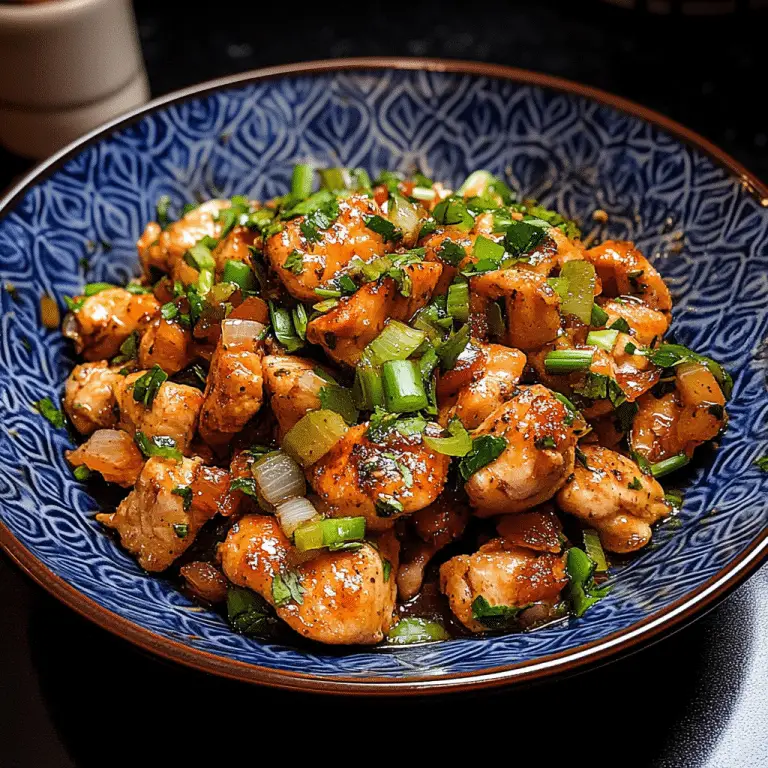 Scallion Chicken recipe - Succulent Recipes