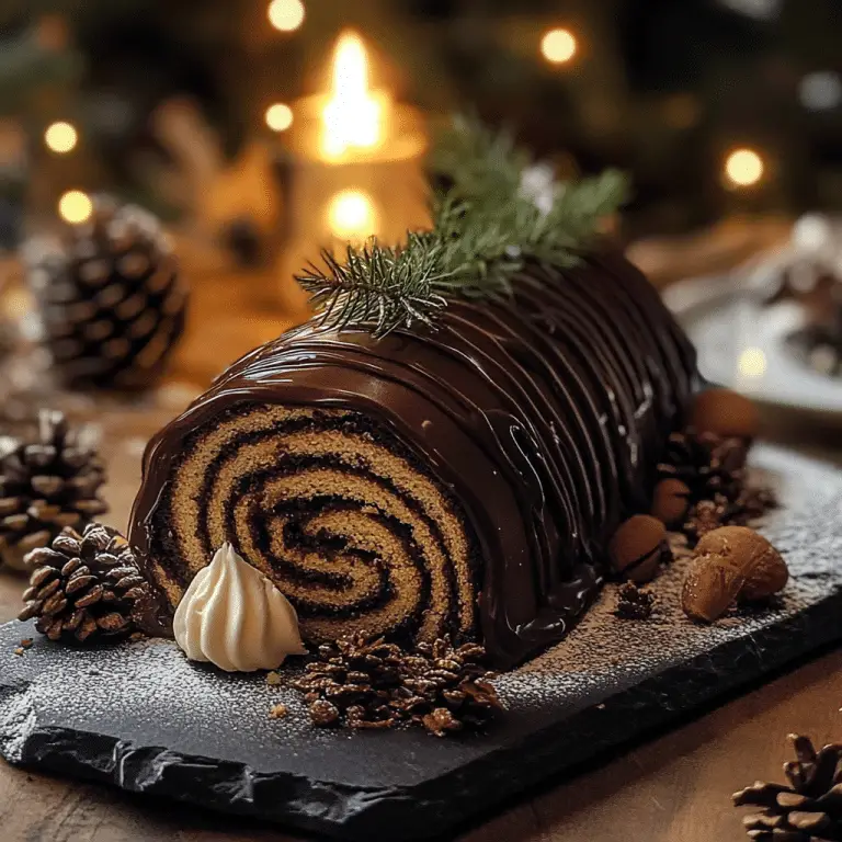 Yule Log Cake - Succulent Recipes