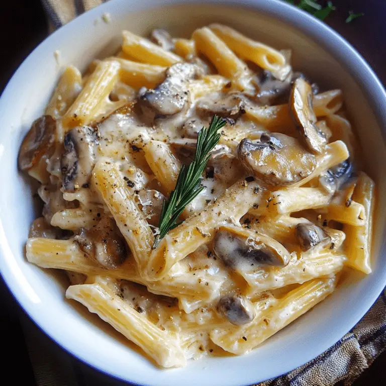 Creamy Taleggio and Mushroom Pasta - Succulent Recipes