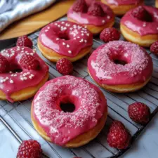 Baked Raspberry Donuts - Succulent Recipes