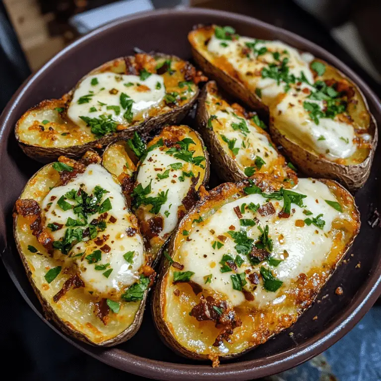 Cheesy Game Day Potato Skins - Succulent Recipes