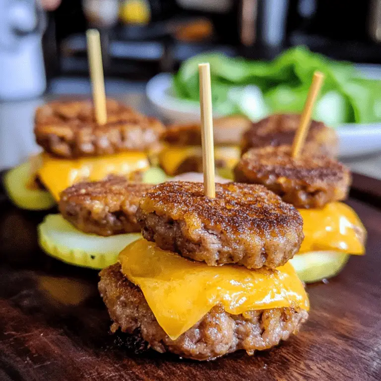 Low Carb Big Mac Bites - Succulent Recipes