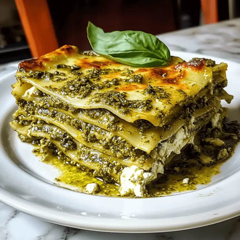 Lasagna al Pesto - Succulent Recipes