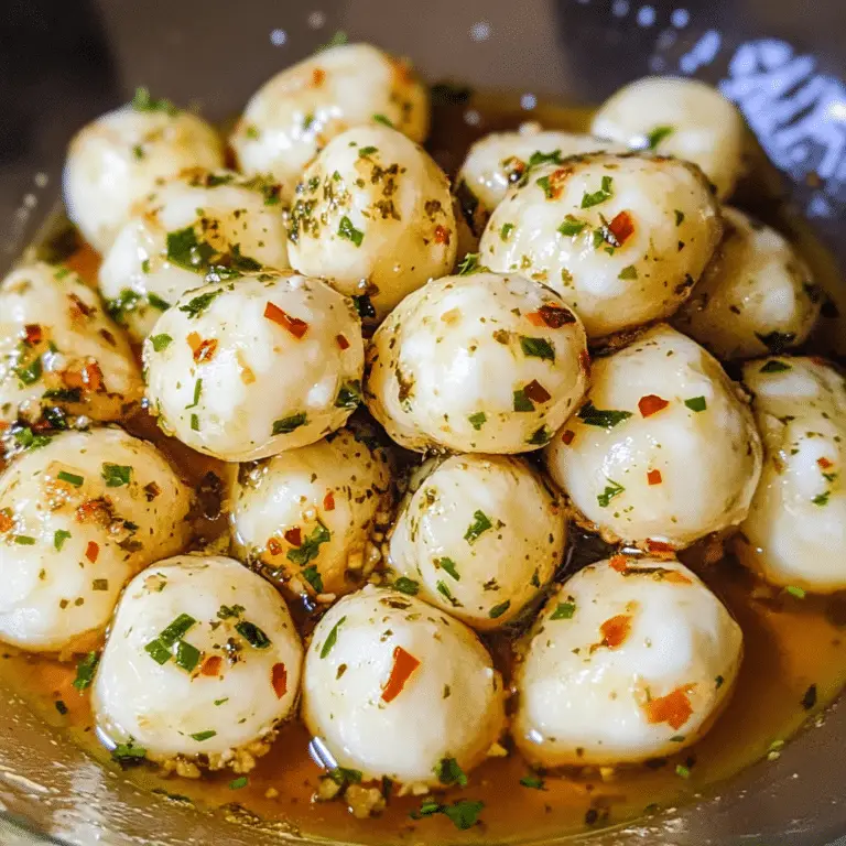 Marinated Mozzarella Balls - Succulent Recipes