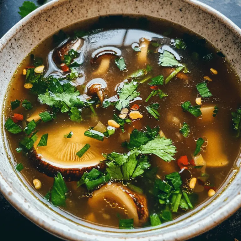 Mineral-Rich Vegan Umami Mushroom Broth - Succulent Recipes