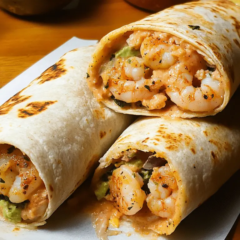 Old Bay Shrimp Burritos - Succulent Recipes