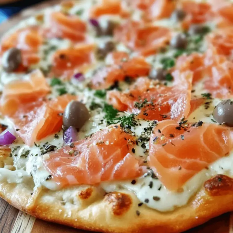 Smoked Salmon Pizza - Succulent Recipes