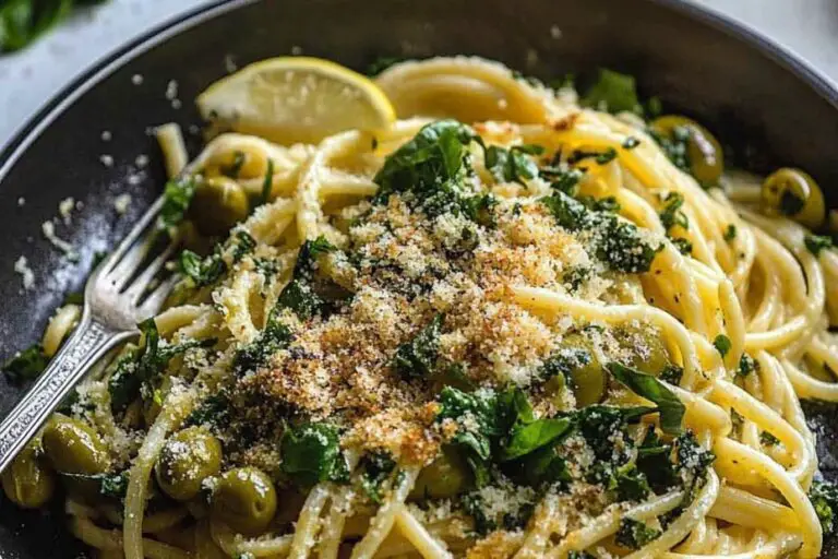Green Olive Pasta with Toasted Lemon Breadcrumbs: An Incredible 7 ...