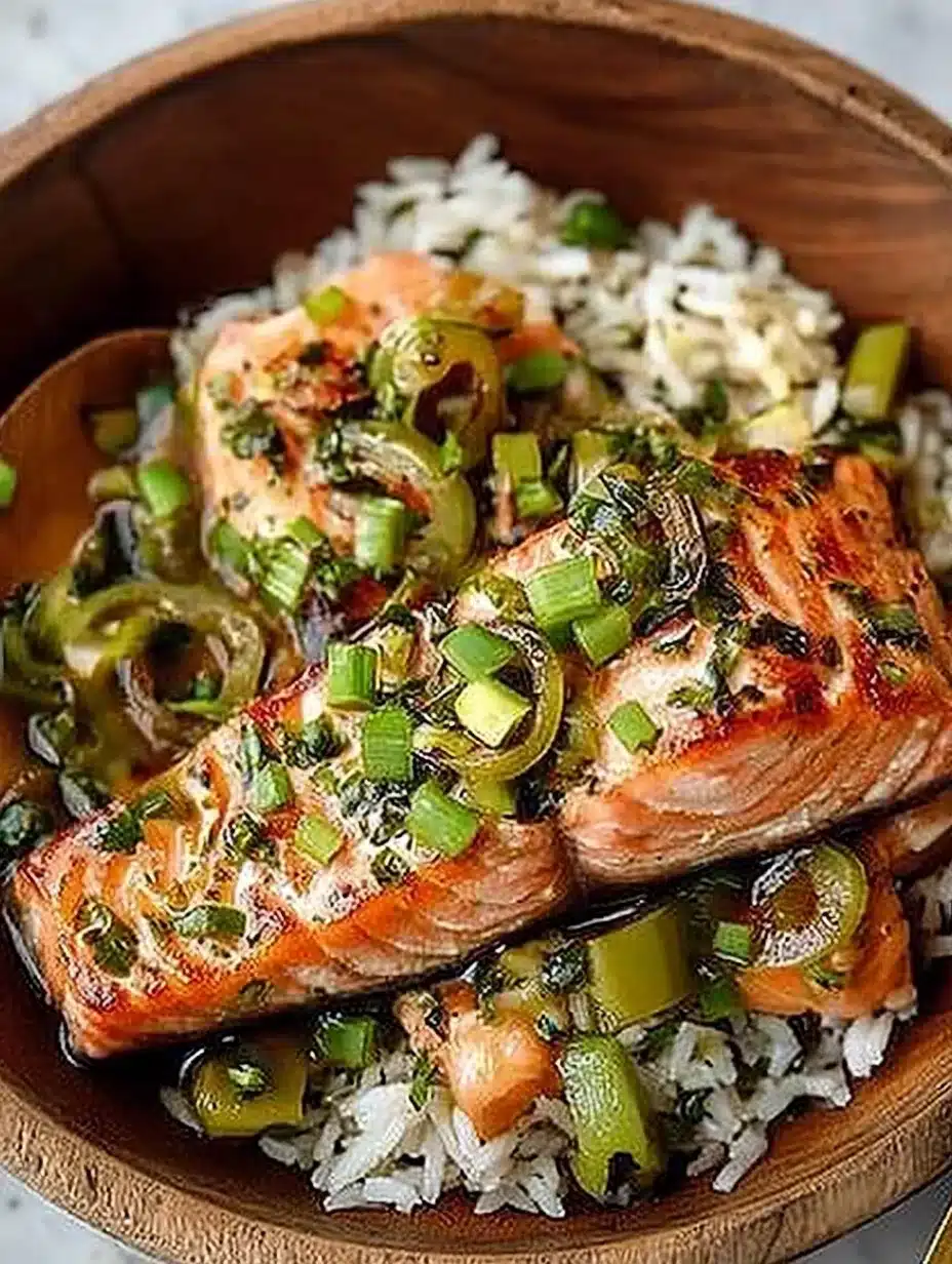 Miso Butter Salmon with Sizzled Scallion Salsa Verde: An Incredible 5 ...