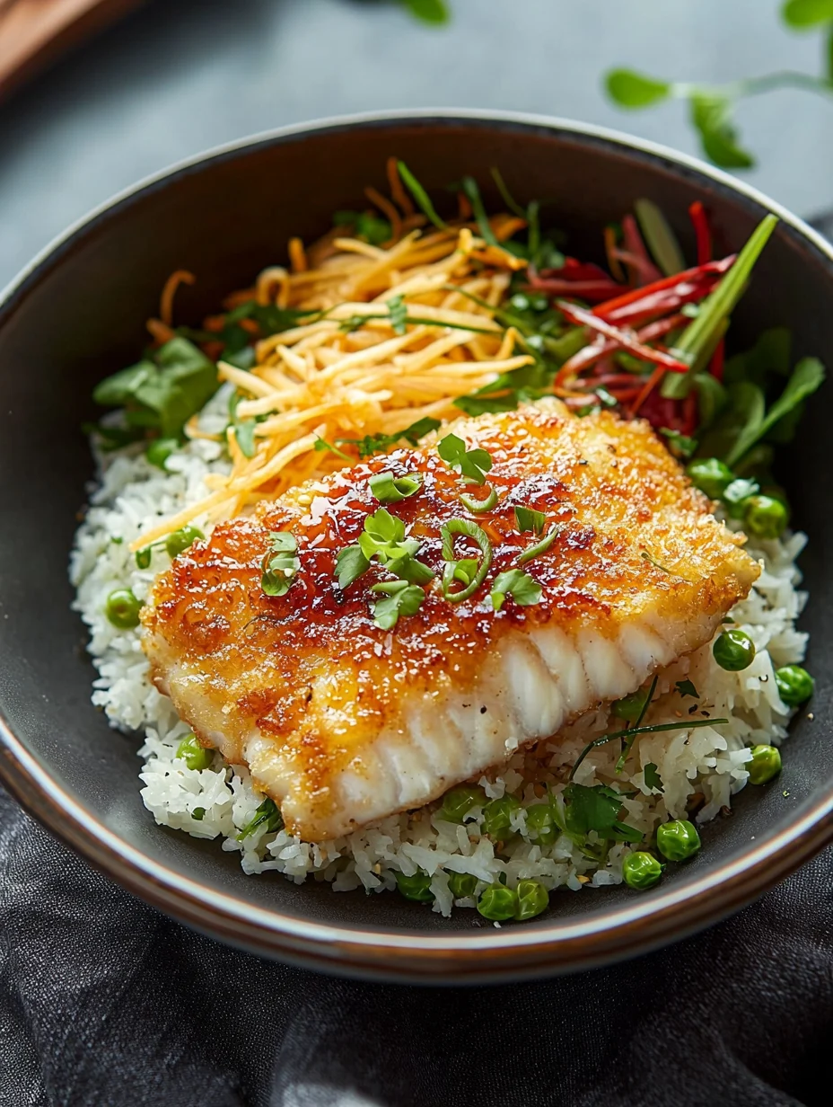 Halibut Tempura with Japanese Pickles & Spring Onion Rice: An ...