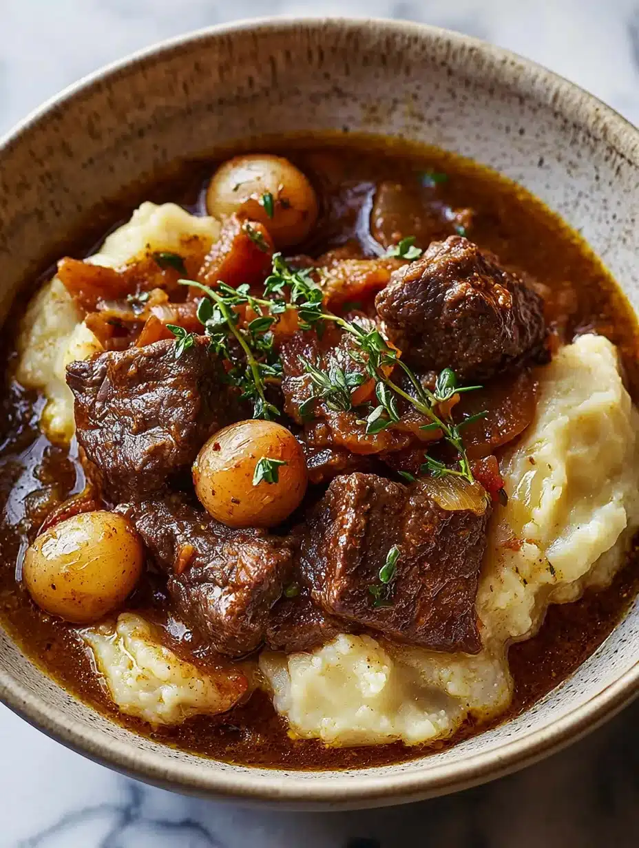 Traditional Greek Stifado – Slow-Cooked Beef Stew with Warm ...