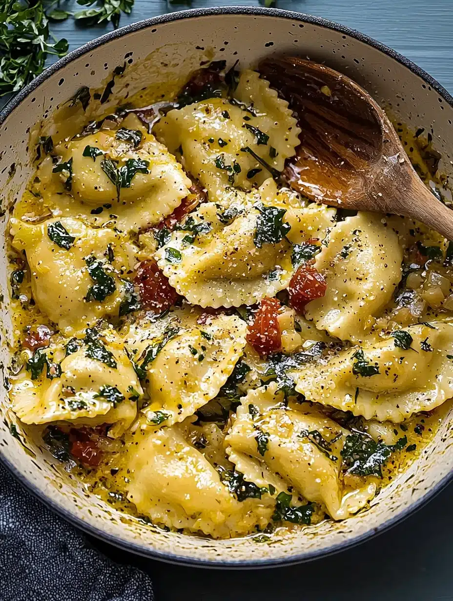 Easy Weeknight Creamy Tuscan Ravioli: An Incredible Ultimate Recipe for ...
