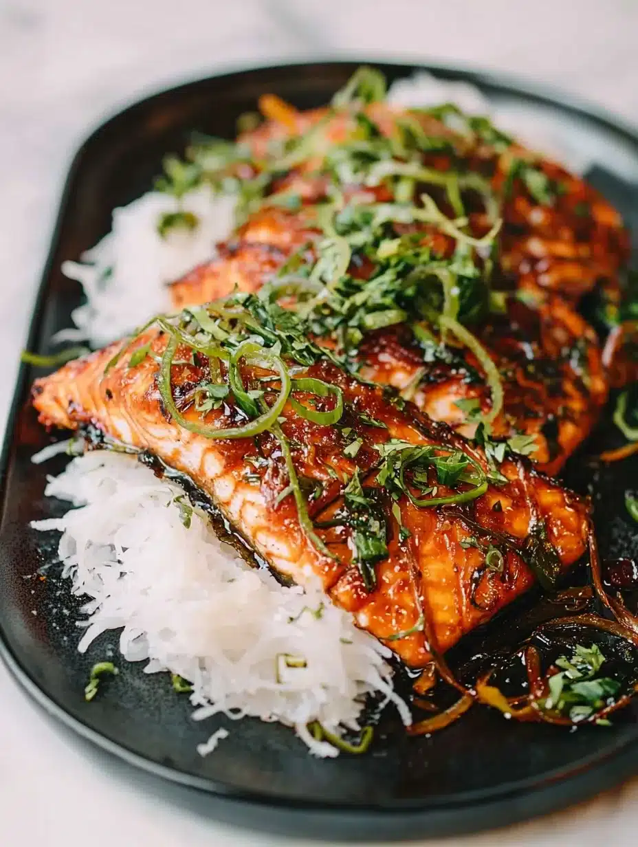 Crispy Scallion Ginger Salmon: An Amazing Ultimate Recipe - Succulent ...