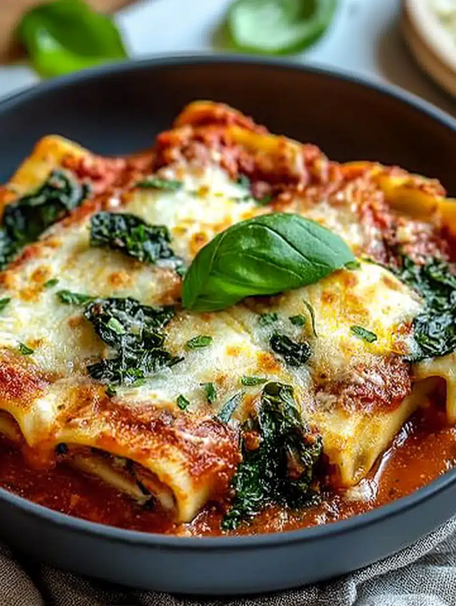 Spinach and Ricotta Stuffed Manicotti: An Amazing Ultimate Recipe ...