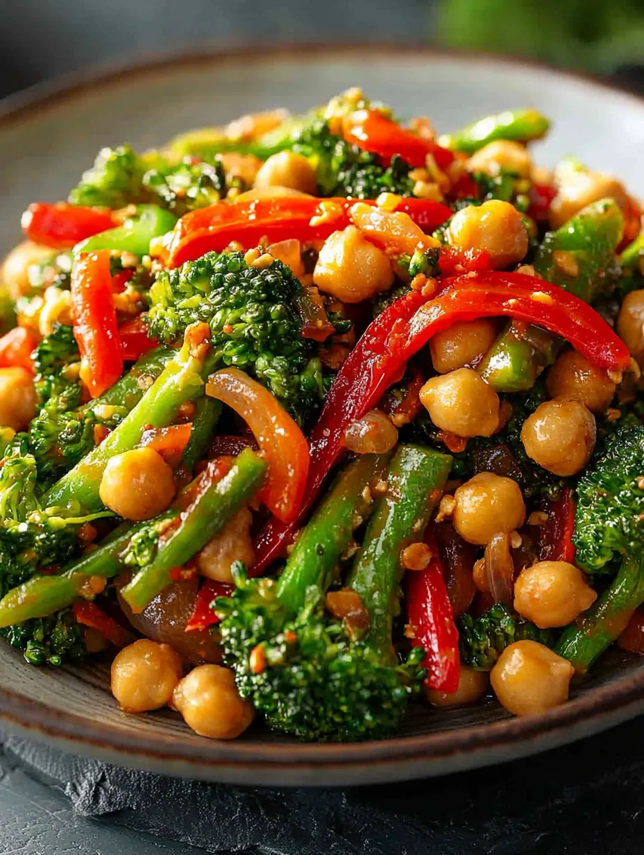 Chickpea Broccoli Stir Fry with Garlic Sauce: An Incredible Ultimate ...